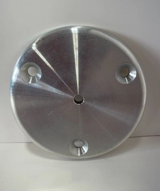 BASE PLATE 3 INCH 3 HOLE MILL FINISH